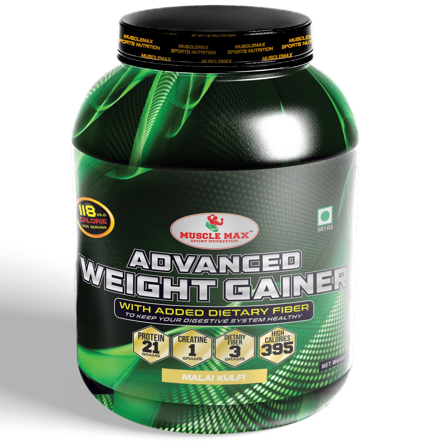 Muscle Max Advanced Weight Gainer Muscle Gainer Mass Gainer Supplement ...