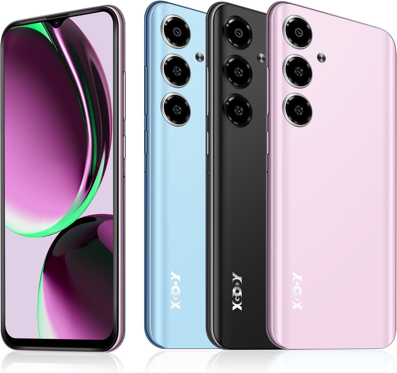 Amazon.com: Xgody Unlocked Cell Phones V50, 4GB+64GB ROM, 6.52'' HD ...