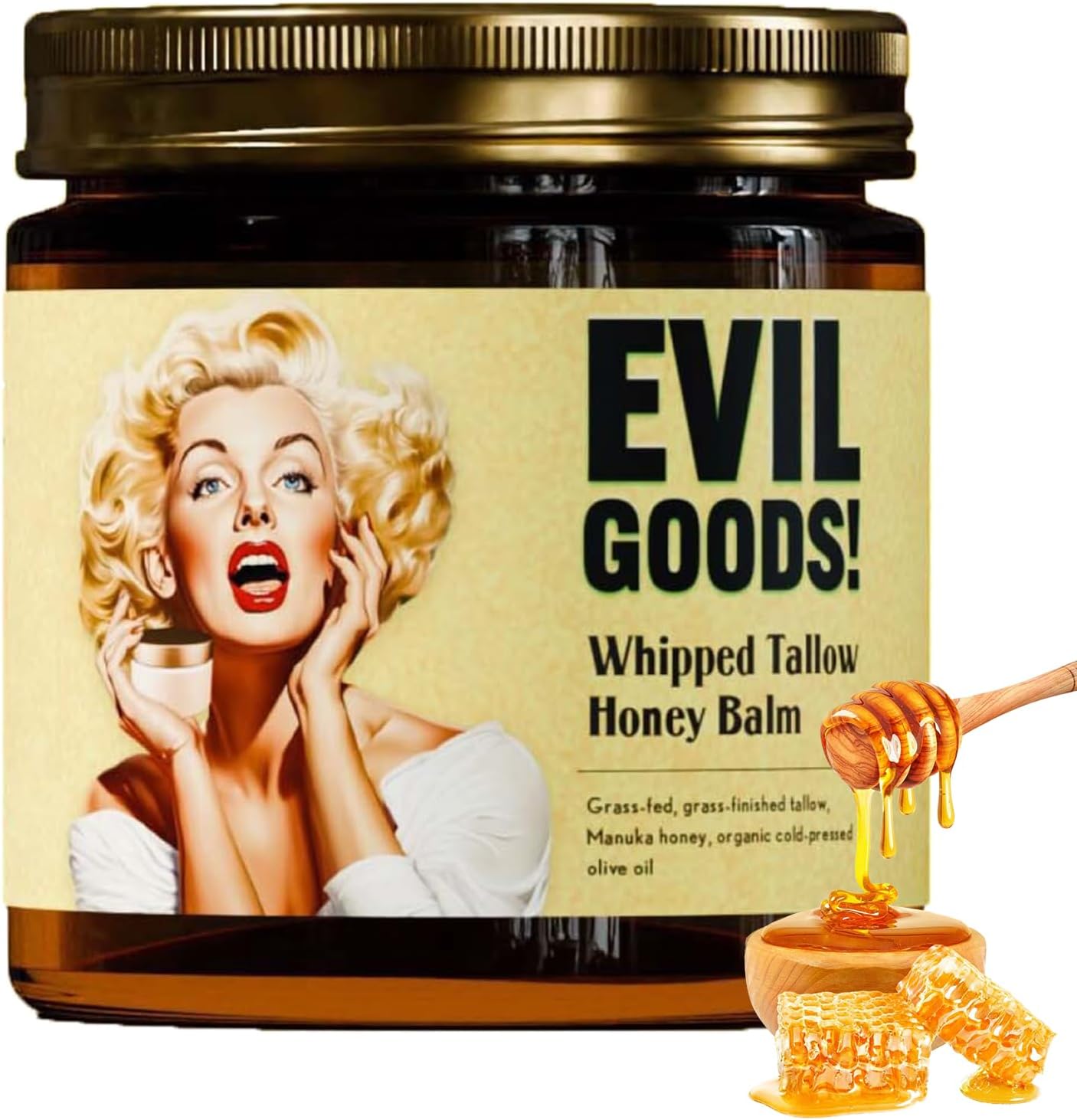Evil Goods Crema Original, Cebo De Res Para La Cara, Evil Goods Sebo De ...