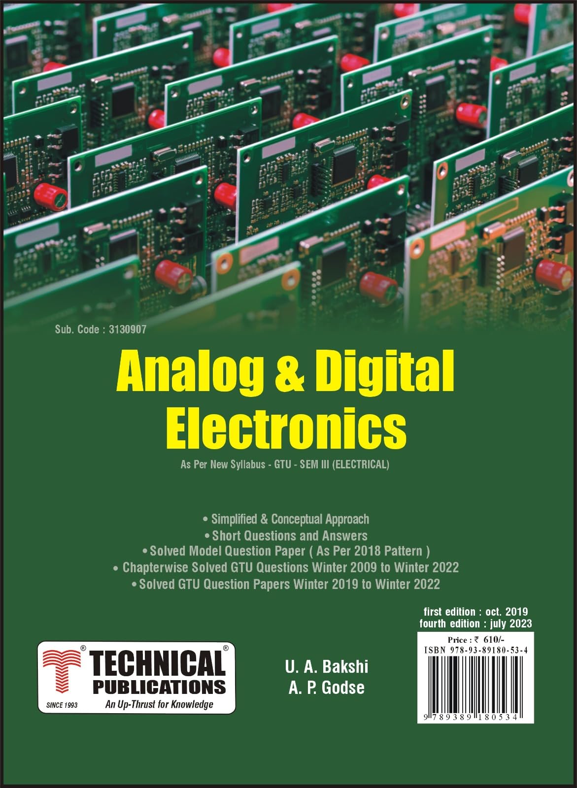 Analog & Digital Electronics for GTU 18 Course (III - EE - 3130907) : U ...