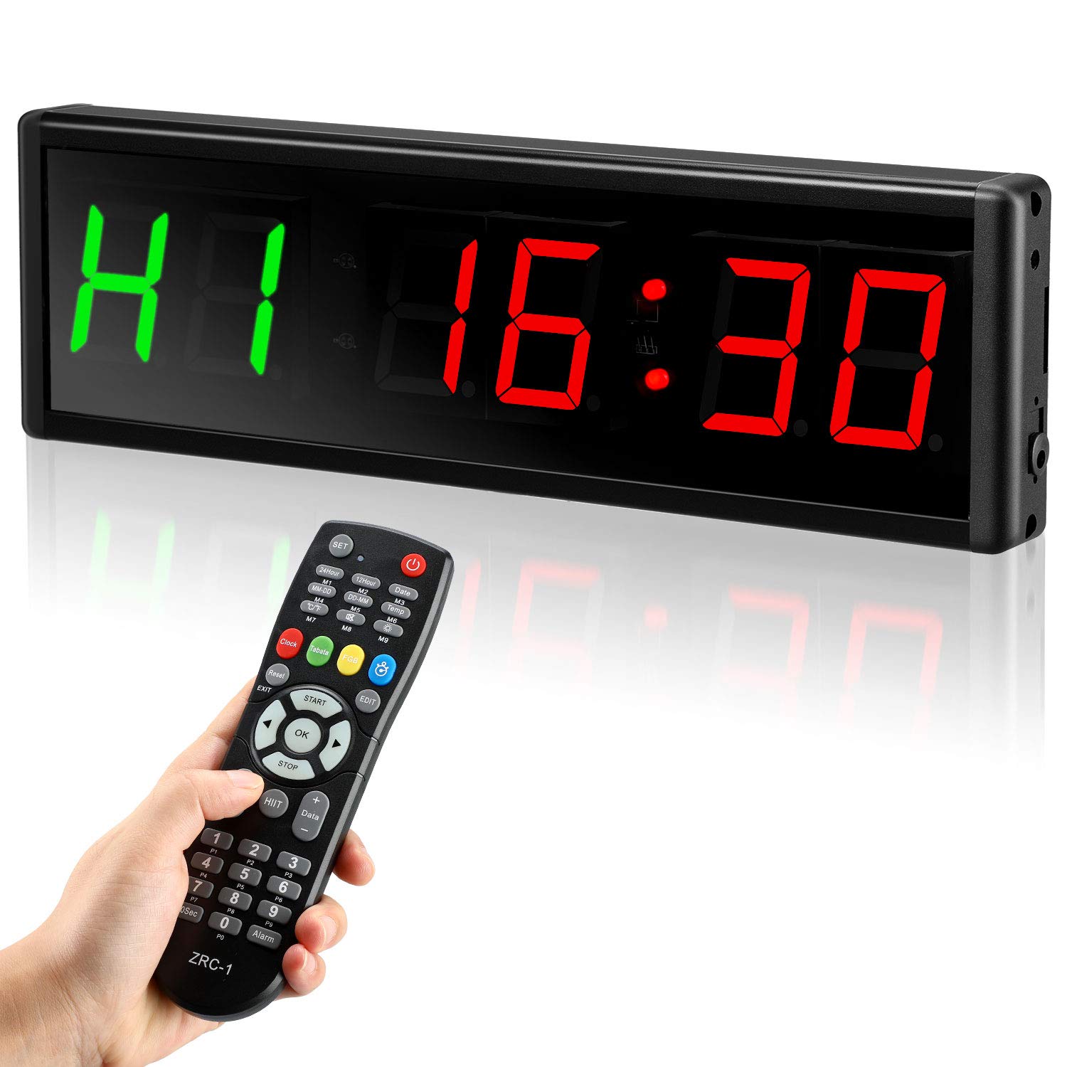 Buy Fitness Training Gym Timer, LED Interval Timer Clock 2.3 Digits ...