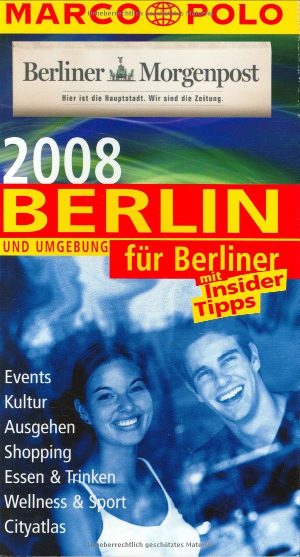 Amazon.com: Berlin für Berliner 2008: 9783829709675: Marco Polo: Books