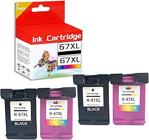 Amazon.com: for 67XL Ink Cartridge High Yield Compatible Replacement ...