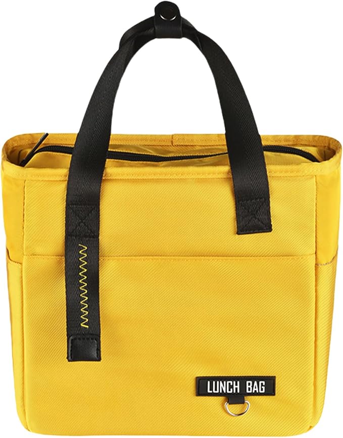 FAVORTALK Insulated Lunch Bag Portable Cool Bag for Adults Waterproof ...