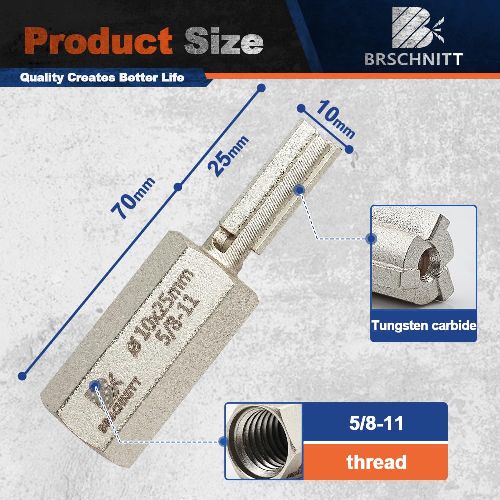 Snapklik.com : BRSCHNITT Carbide Brick Mortar Grout Cutter - 10 25mm (3 ...