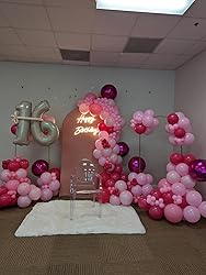 Amazon.com: KatchOn, Large Hot Pink Balloons - 22 Inch, Pack 12 | Hot ...