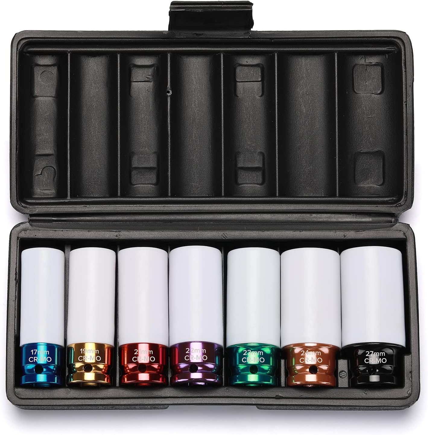 SUNEX TOOLS 2611 1/2-Inch Drive Extra Thin Wall Deep Impact Socket Set ...