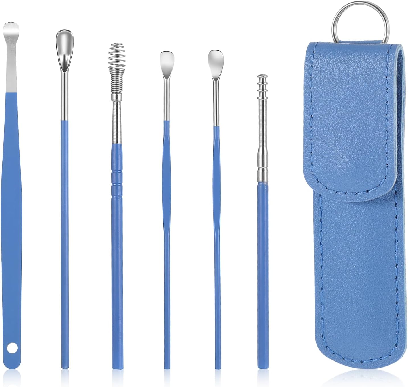 Amazon.com: 6 Pcs Earwax Removal Tools Kit, Portable Ear Cleaners for ...