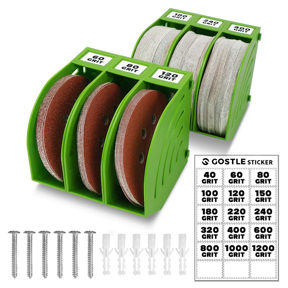 Professional Sanding Discs Storage Boxs - 6 Box Set for Efficient ...