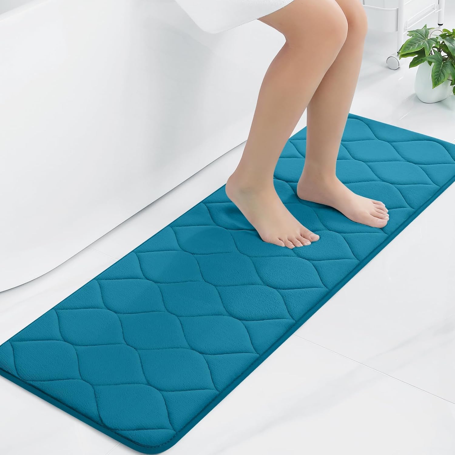 Amazon.com: Colorxy Memory Foam Bathroom Rugs, Ultra Soft & Non-Slip ...