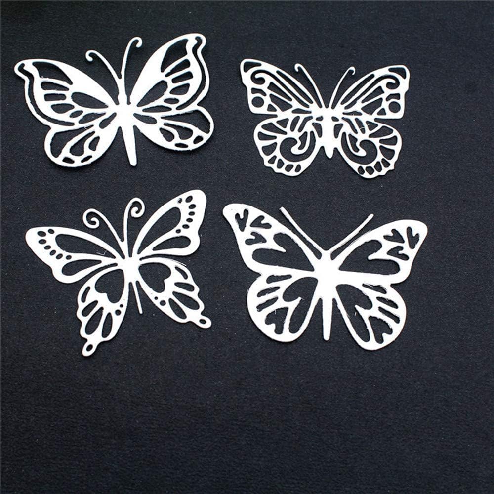 Amazon.com: Butterfly Metal Die Cuts, Butterfly Greeting Card Metal ...
