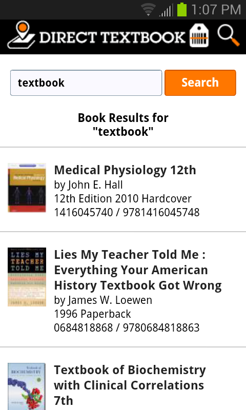 Direct Textbook Price Compare - App on Amazon Appstore