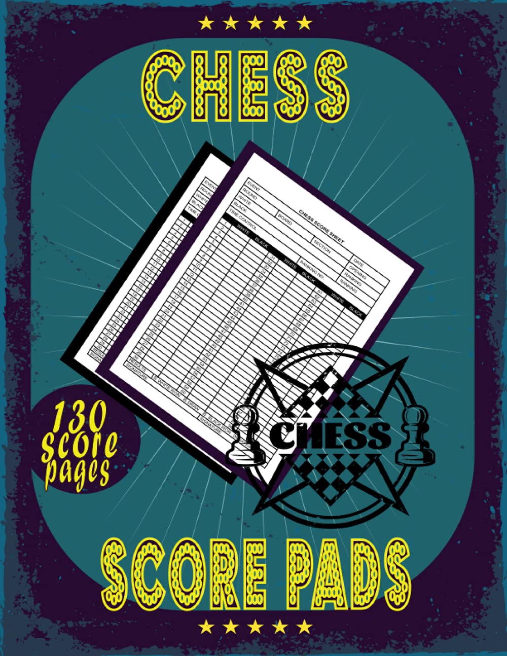 Buy Chess Score Sheet: Chess Scorebook - 100 Chess Score Sheets | 90 ...