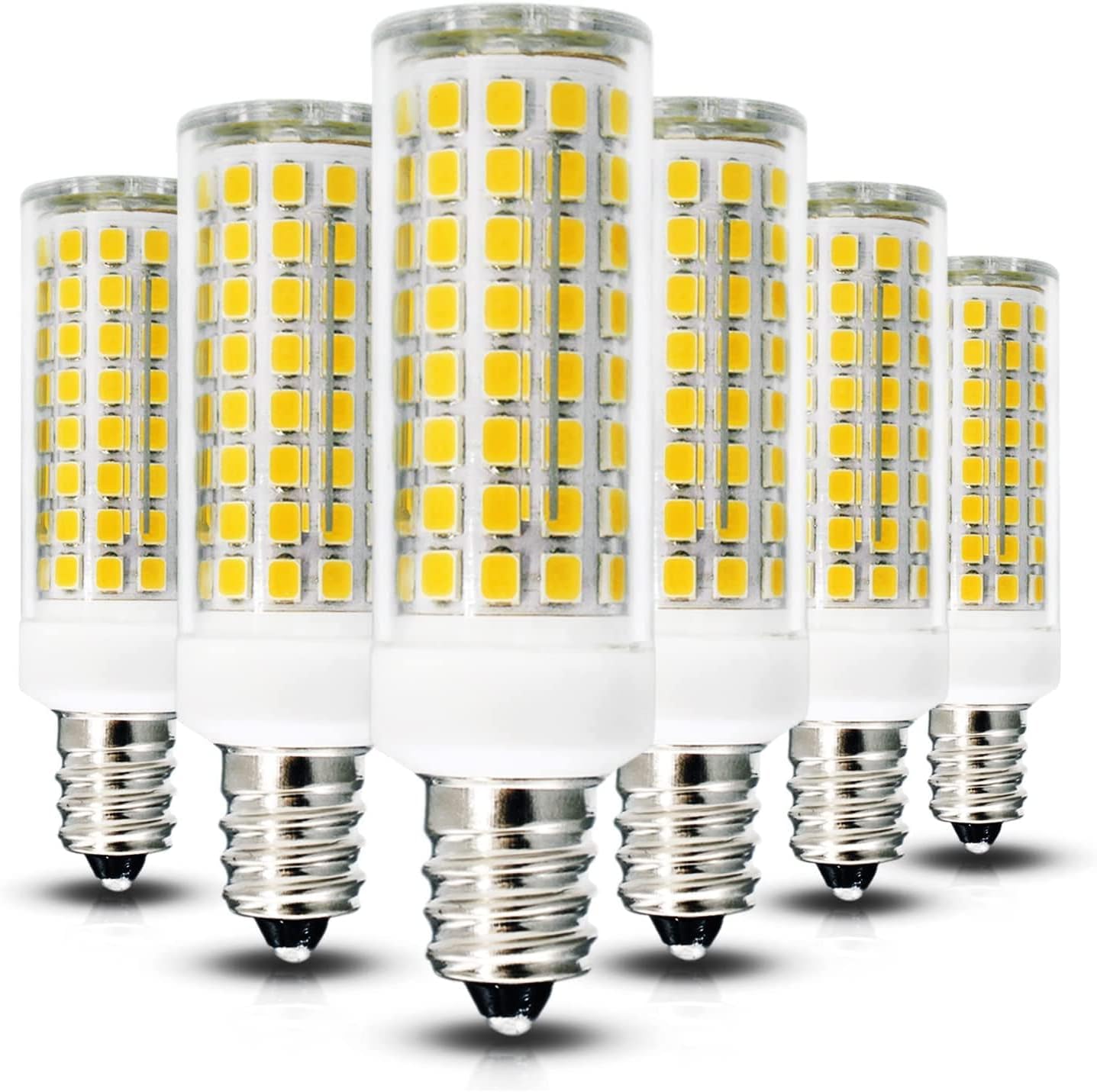 ZHZHLED 10W E12 LED Bulb Dimmable, 100 Watt Equivalent 1000LM Candle E12 Base Warm White 3000k ...