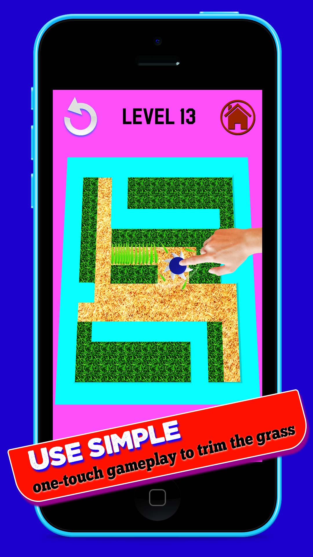 Grass Cutting Lawn Mower Maze Puzzle ASMR Game: Cut the Grass Mow My ...