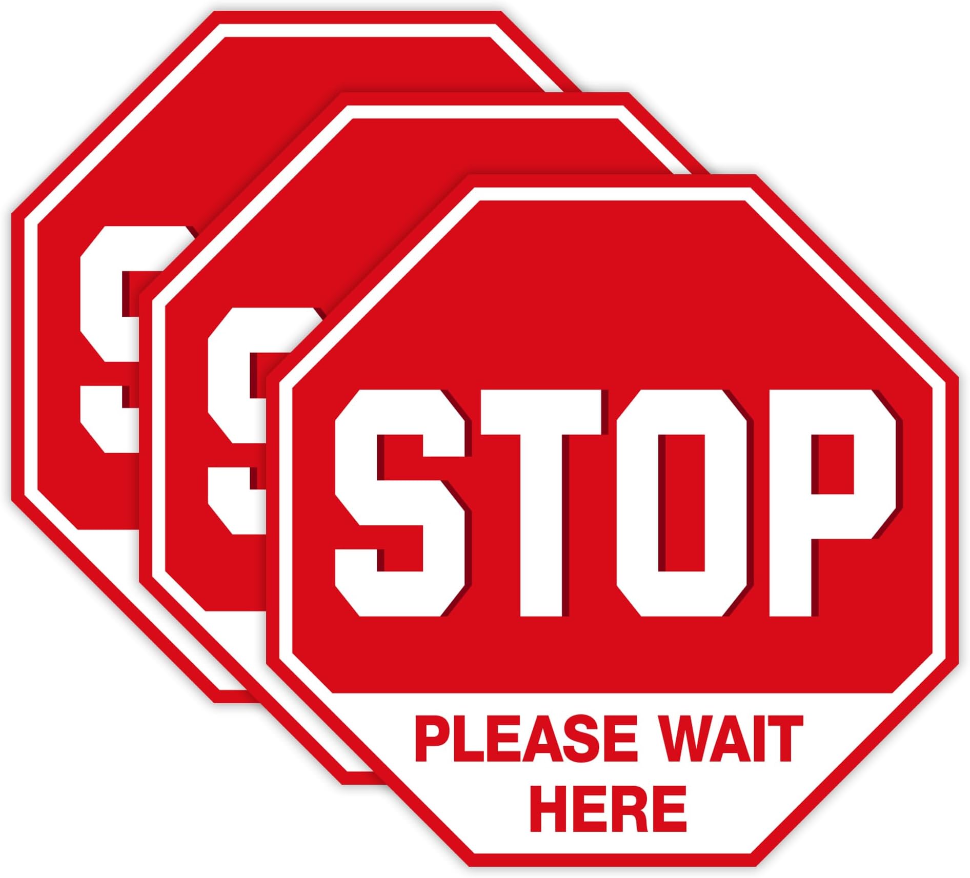 Amazon.com: StickerJOE Stop Sign Sticker Street Signs Vinyl Decal 5" X ...