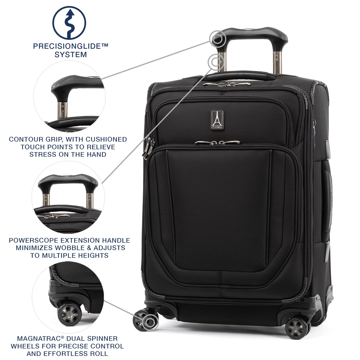 Travelpro Crew Versapack Softside Expandable Spinner Wheel Luggage
