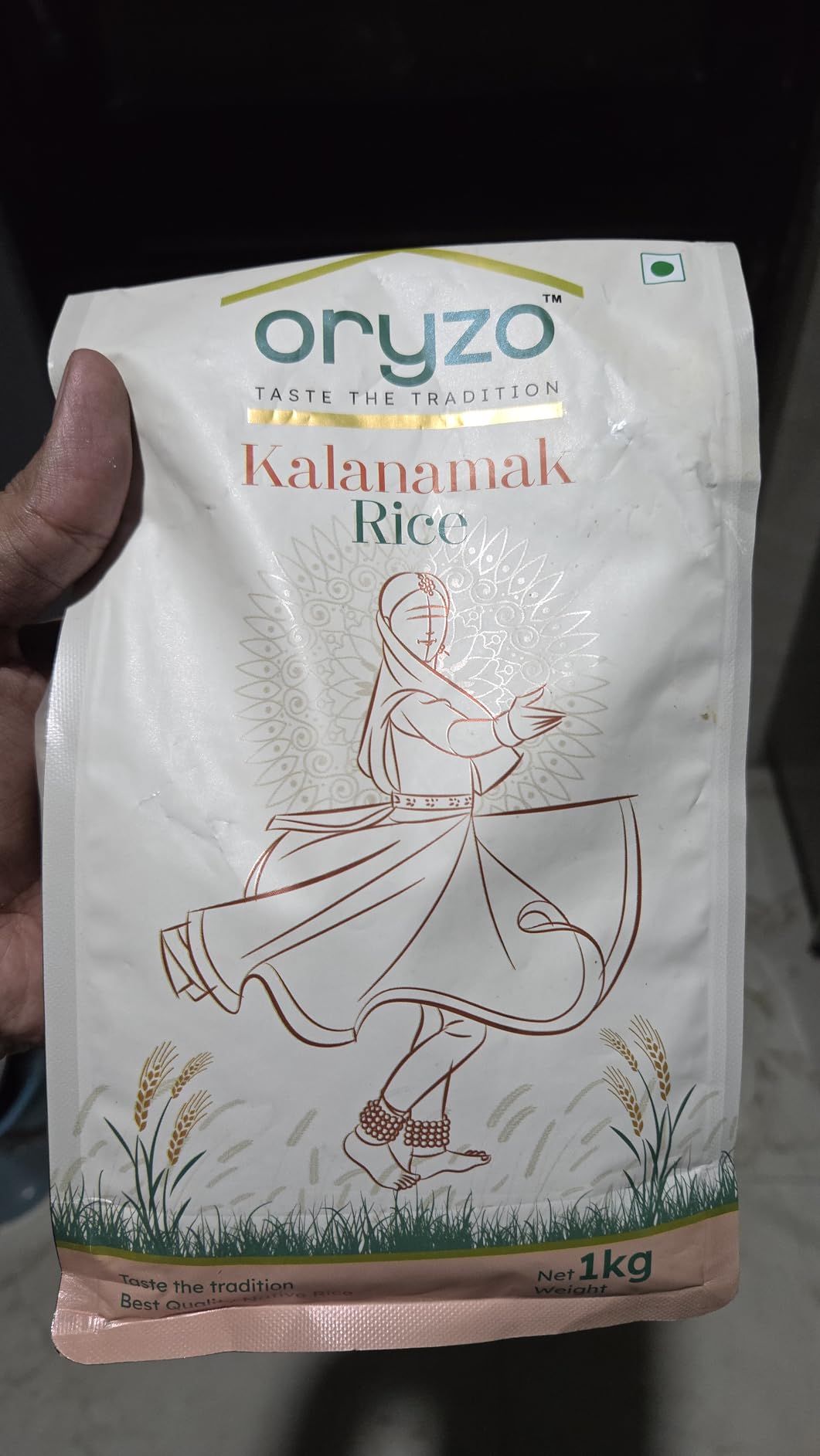 Oryzo Kalanamak Rice, Premium Buddha Rice, Aromatic Short-Grain ...