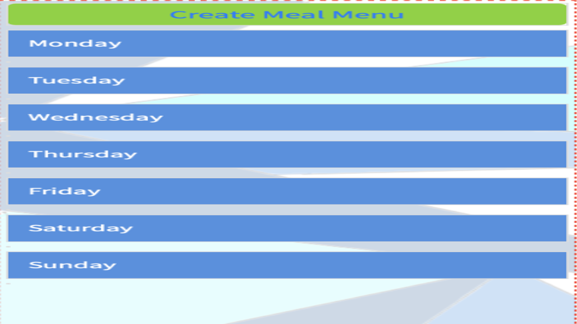 Menu Planner - App on Amazon Appstore