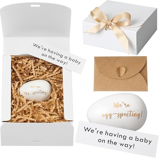 Amazon.com : Dinifee Egg Pregnancy Announcement Box Pregnancy Reveal ...