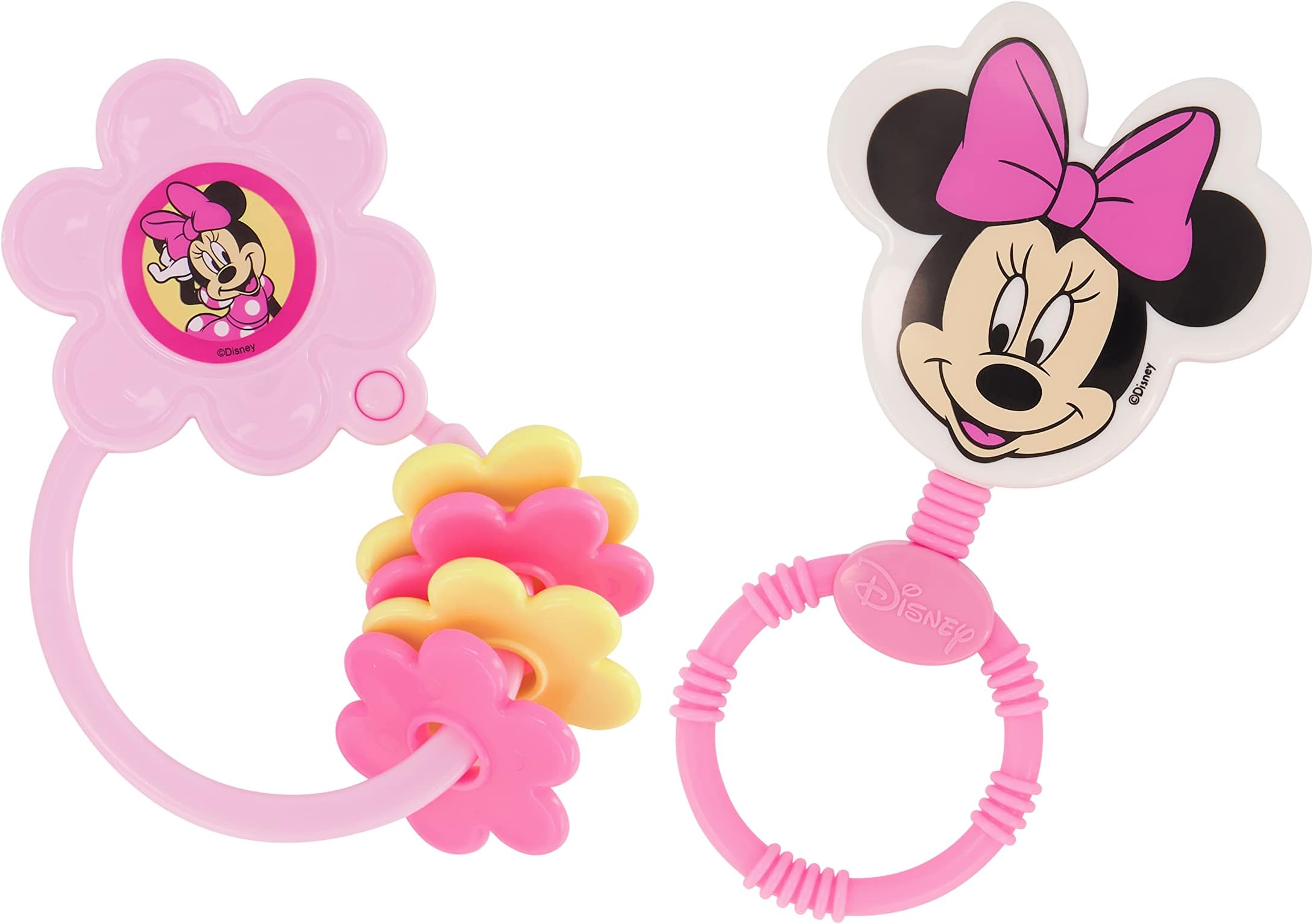 Amazon.com : Disney Mickey Mouse Combo Pack Character Rattle & Keyring ...
