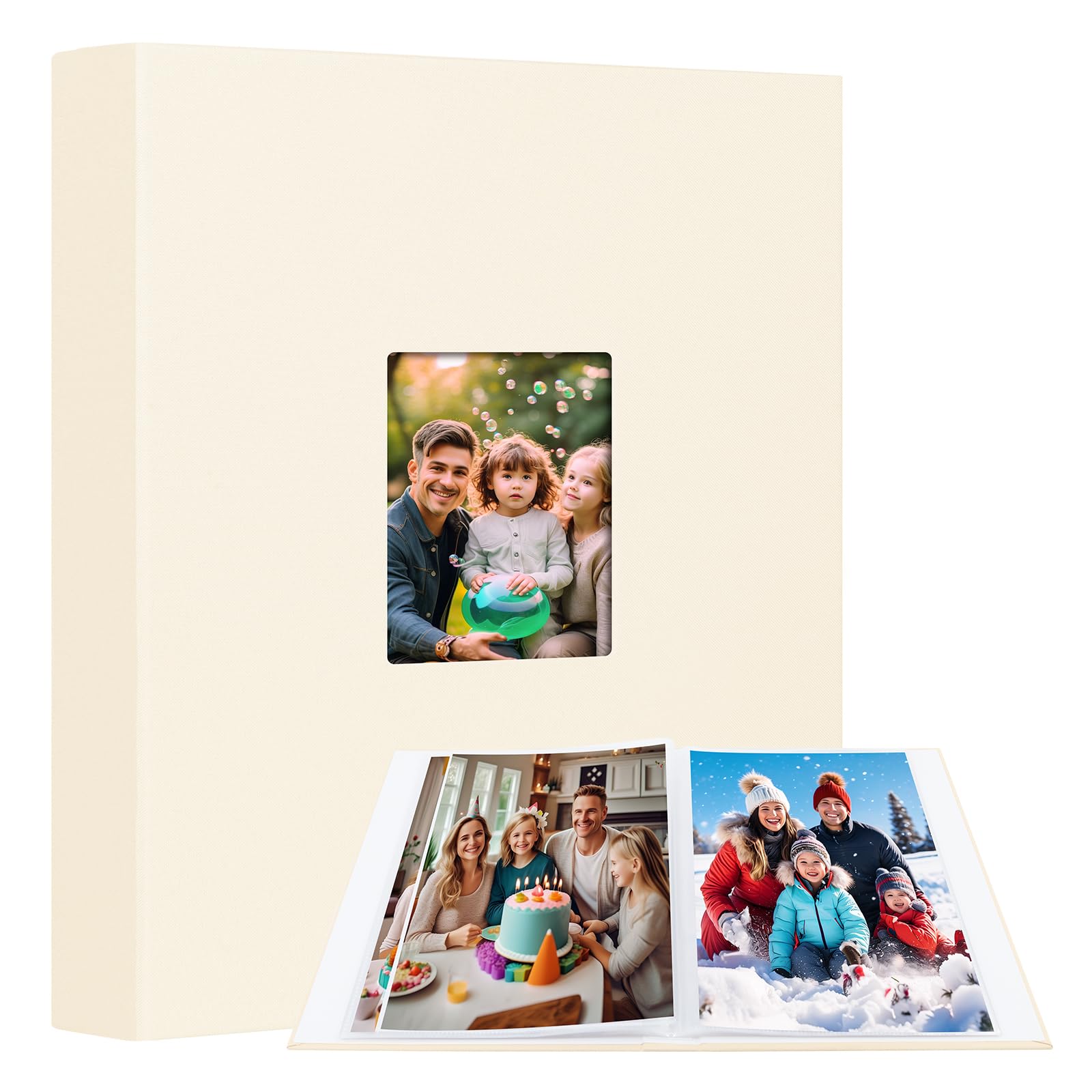 Amazon.com: Aevdor 11x14 Photo Album Holds 64 Photos, Linen Cover Art ...