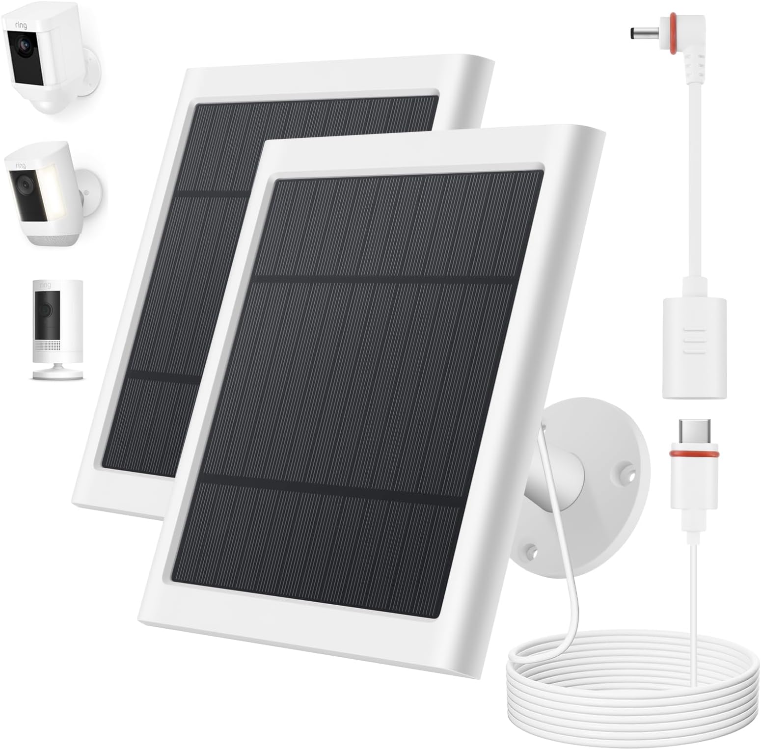 Amazon.com : 1 Pack - Solar Panel for Ring Camera, Compatible with Ring ...
