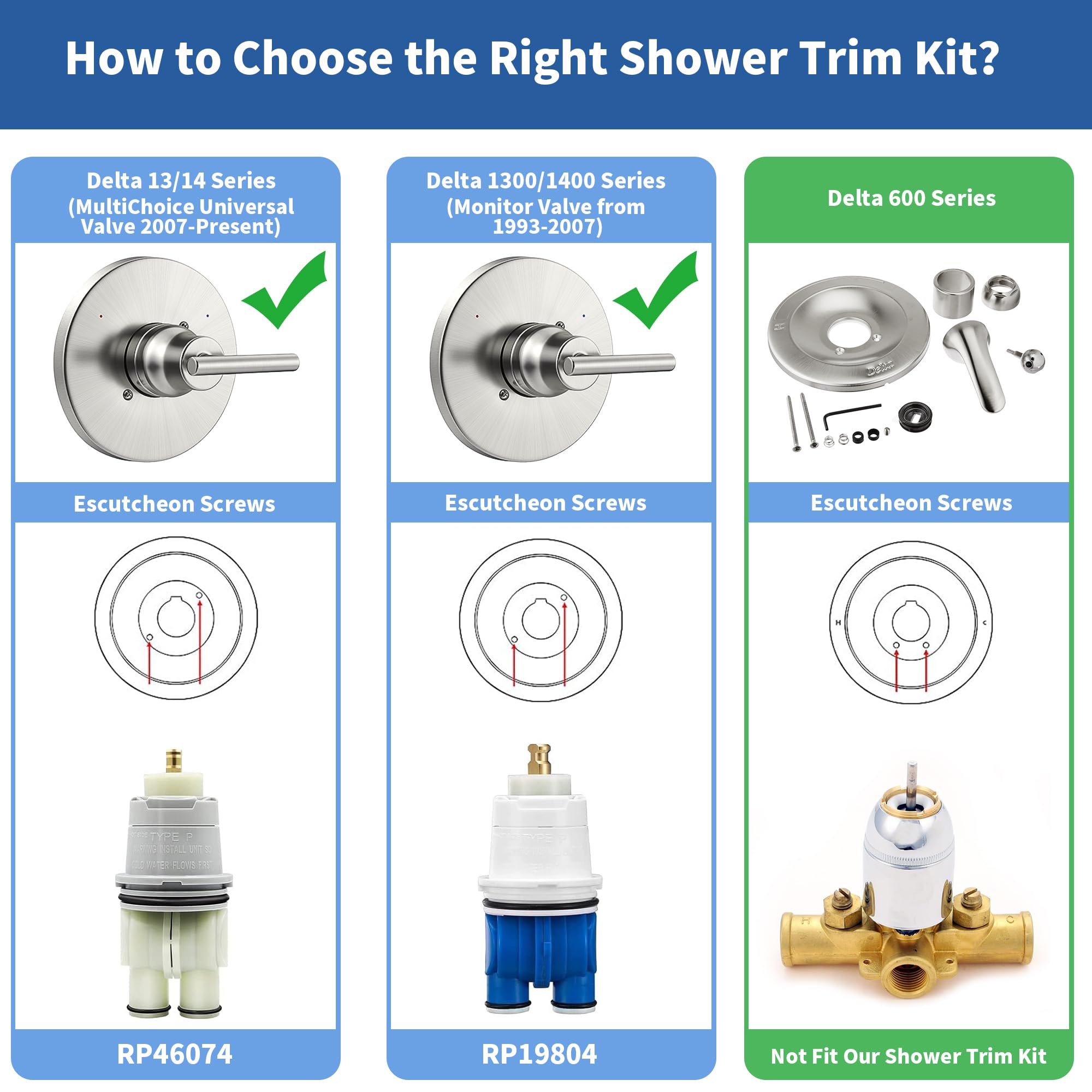 Snapklik.com : Replacement For Delta Faucet Trinsic 14 Series Single ...