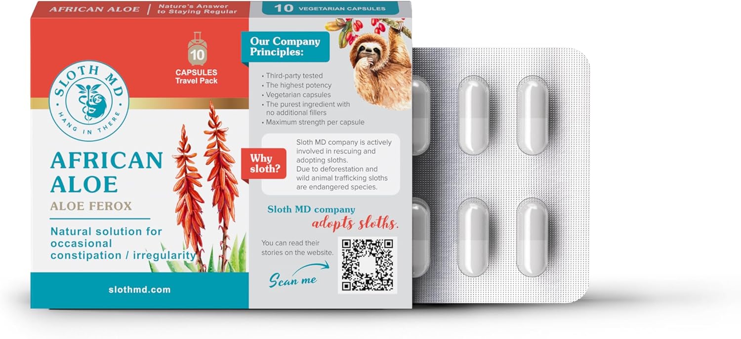 Amazon.com: African Aloe Ferox Supplement – Herbal Constipation Relief ...