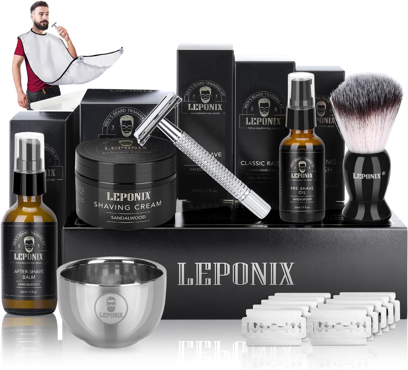 Amazon.com: Viking Revolution Luxury Safety Razor Shaving Kit ...