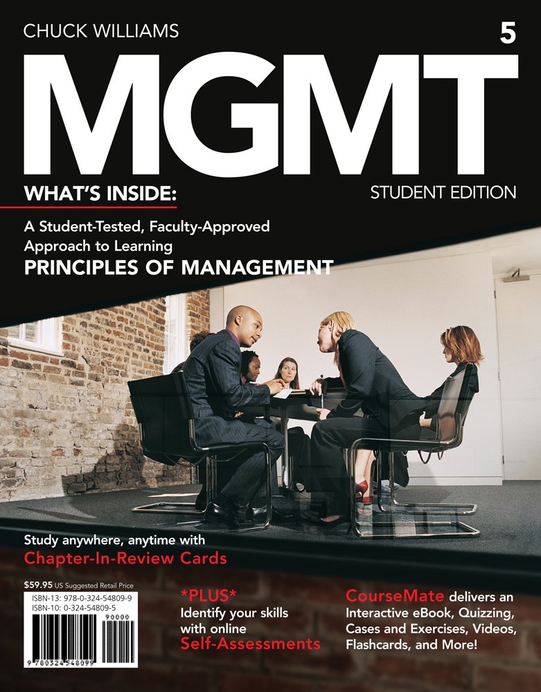 MGMT 5: What's Inside, A Student Tested, Faculty-Approved Approach to ...