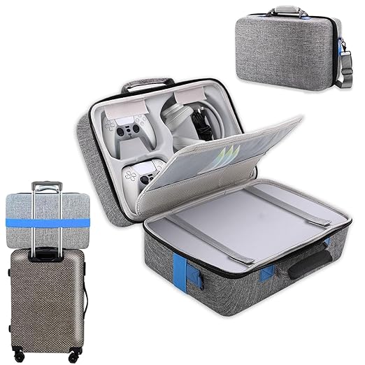 Amazon.com: Carrying Case Hard Shell for PS5, Travel Bag for PS5 ...