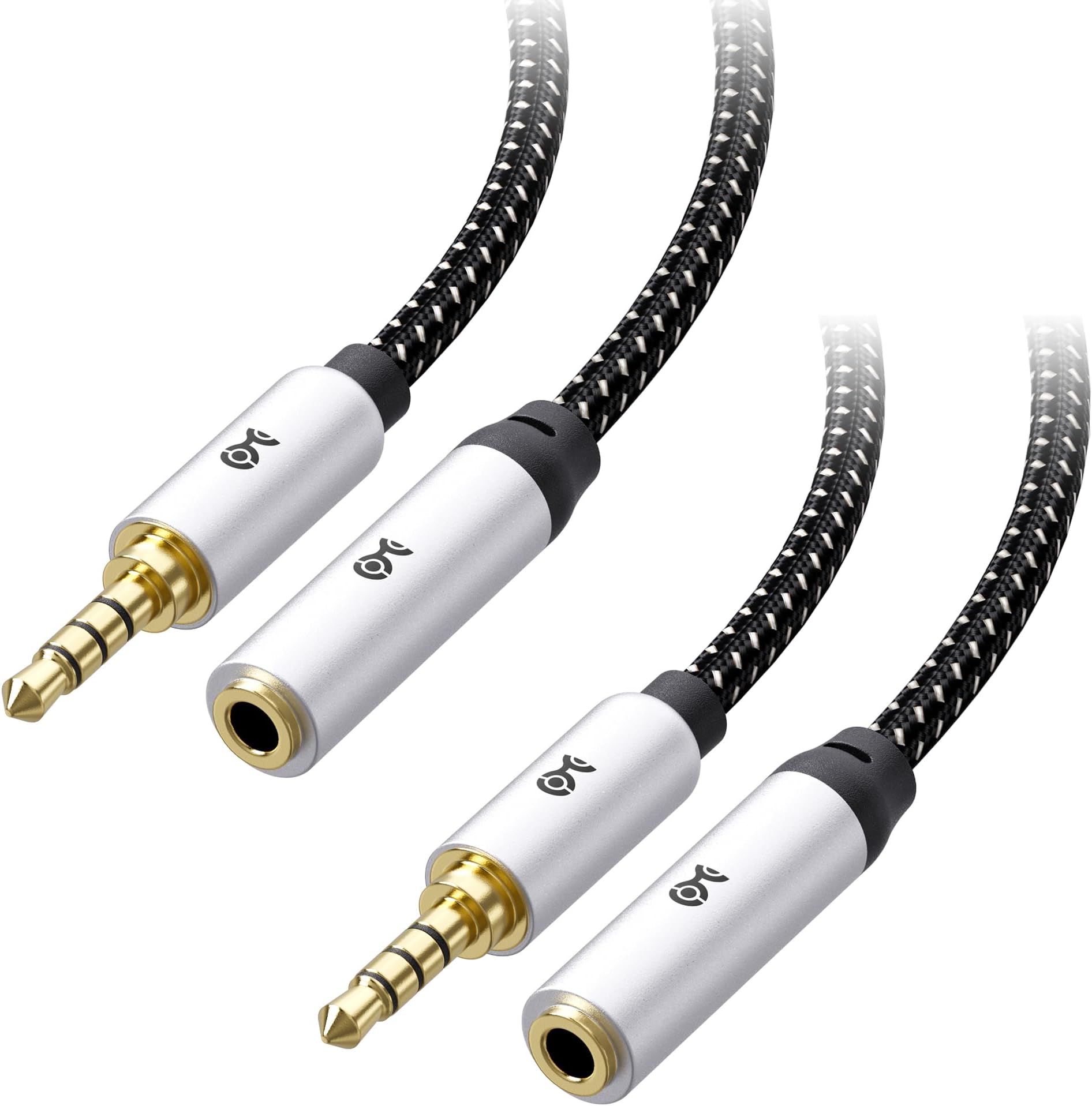 Amazon.com: Cable Matters 2-Pack Headset Extension Cable 3 ft (3.5mm ...