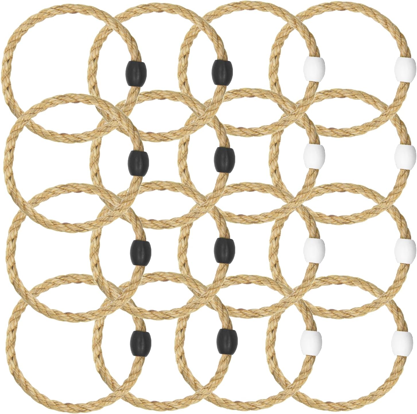 Amazon.com: DONZWIYES 16 Pack Sisal Rope Ring Toss Game Replacement ...