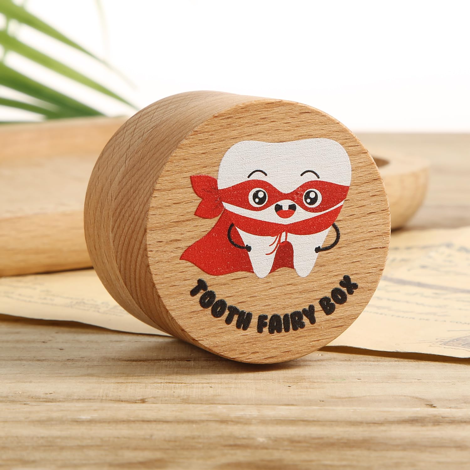 Snapklik.com : Tooth Fairy Box, Colored Tooth Box Cute Wooden Tooth ...