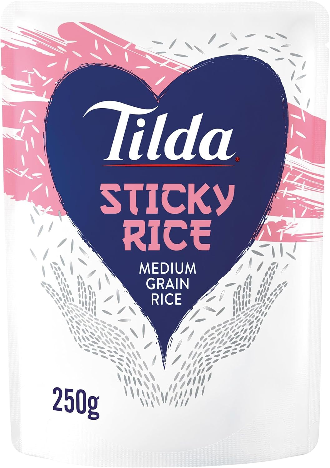 Tilda Microwave Sticky Medium Grain Rice 250g : Amazon.co.uk: Grocery