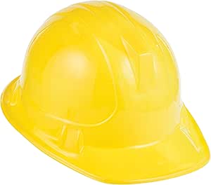 Amazon.com: Trendware Yellow Construction Hats, 8 Count : Toys & Games