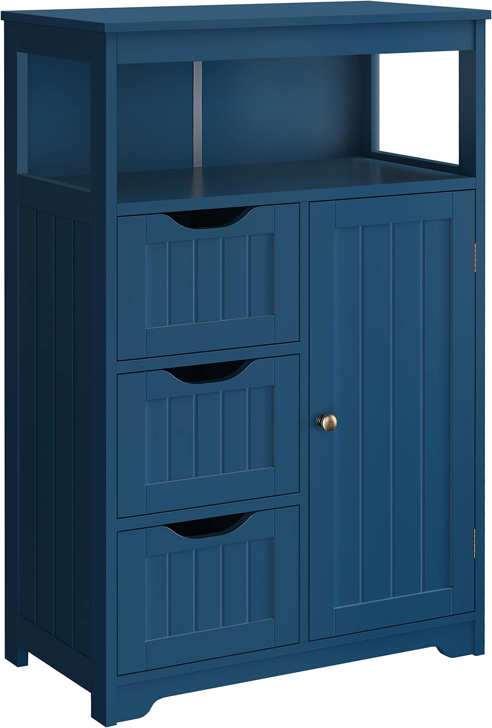 Amazon.com: Walker Edison Ronalin Modern Glass-Door Bar Cabinet, 20 ...