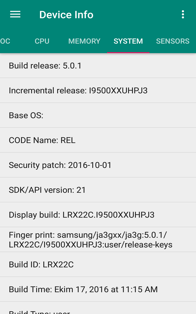 Device Info - App on Amazon Appstore