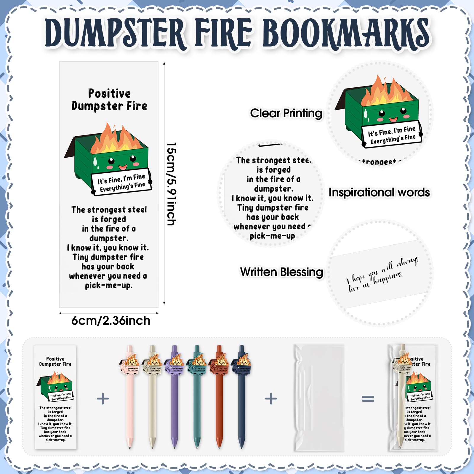 Snapklik.com : 12 Sets Dumpster Fire Gifts Funny Dumpster Fire ...