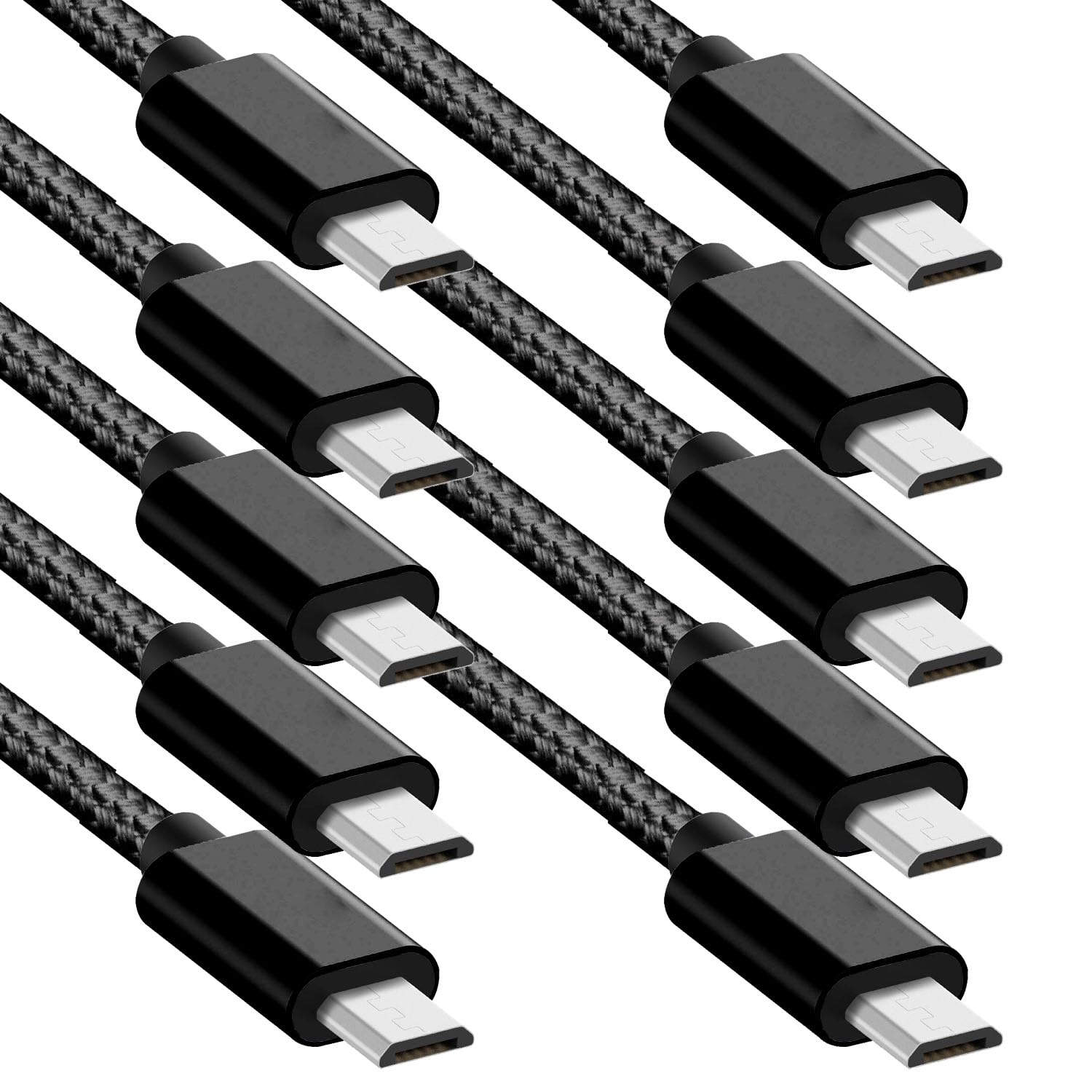 Amazon.com: iEugen Micro USB Cable, 10Pack 5FT Android Charger Cord ...