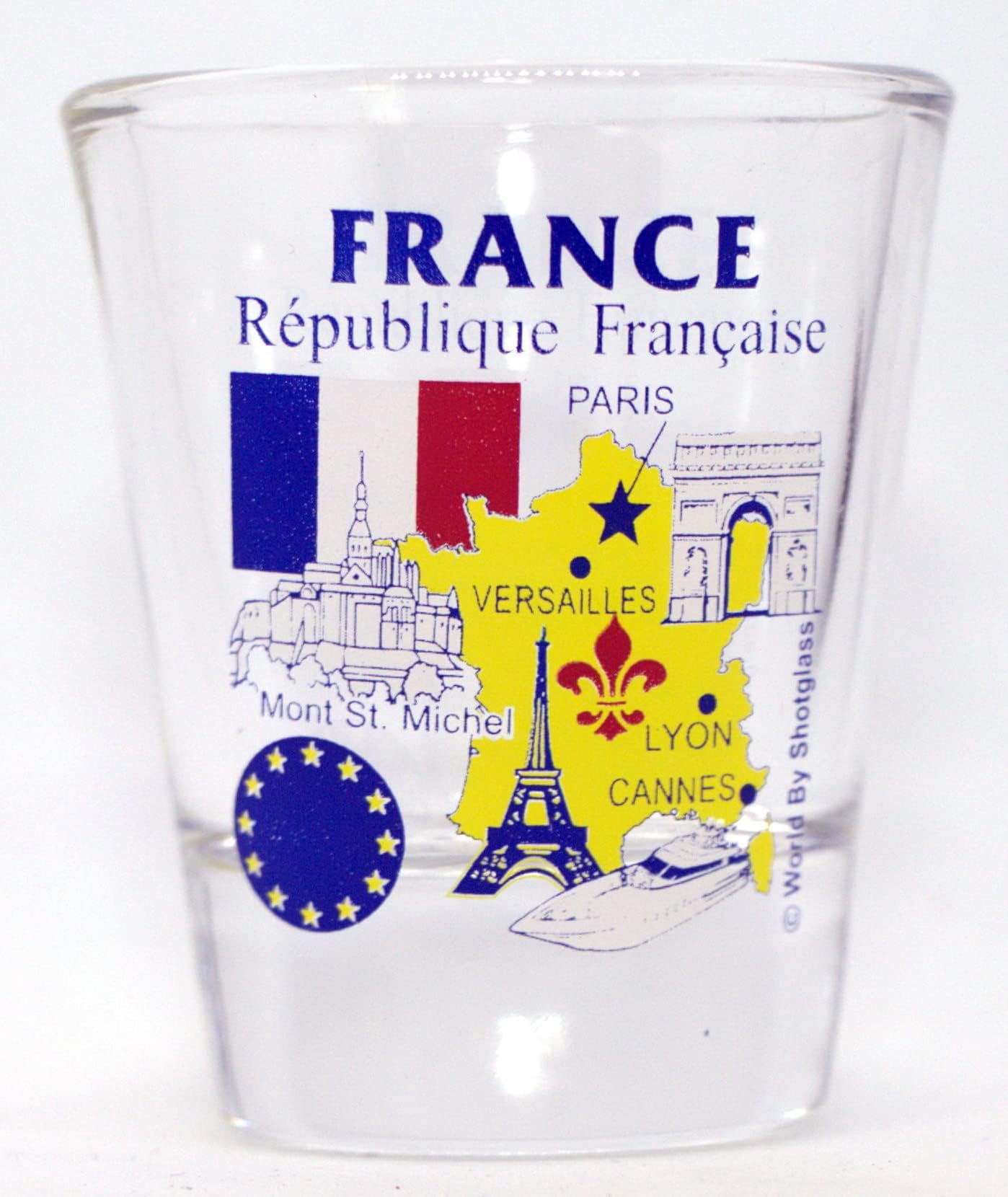 Amazon.com | Paris France Great French Cities Collection Shot Glass ...