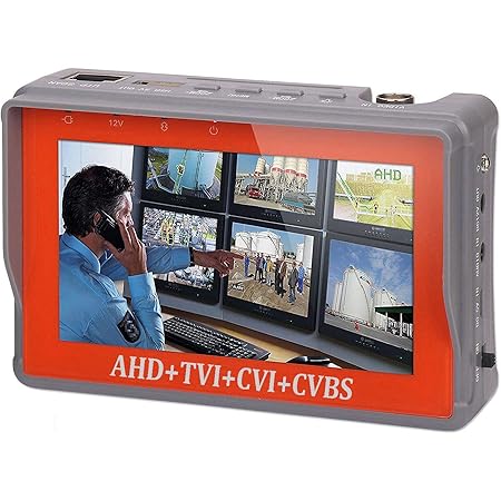 Amazon.com : CCTV Camera Tester Monitor IV5 5inch 8MP AHD TVI CVI CVBS ...