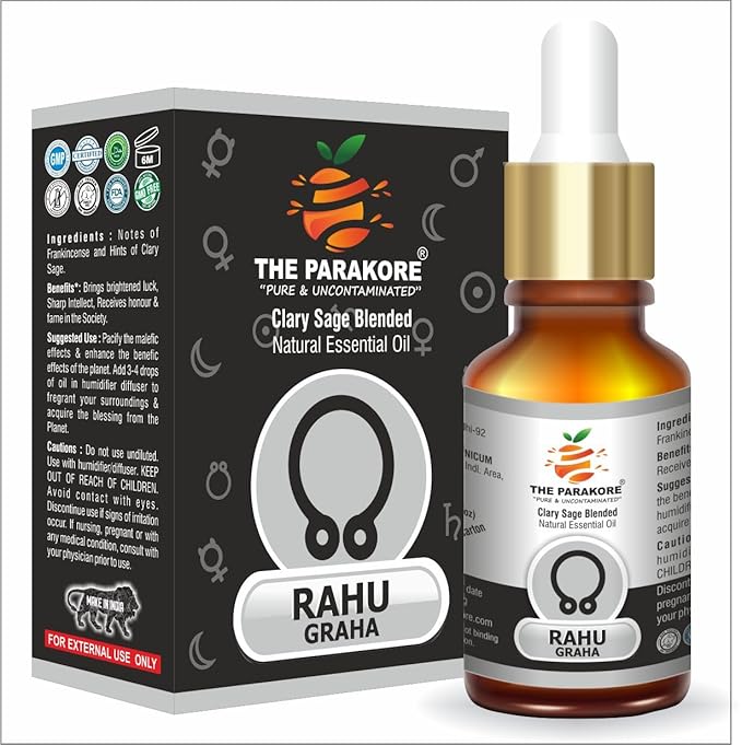 THE PARAKORE Rahu Graha Essential Oil [Clary Sage Blended Natural ...