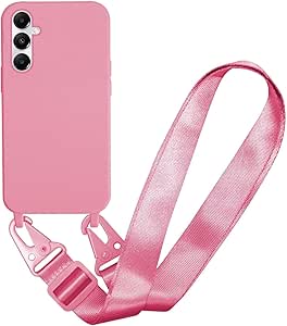 MBSLFY Samsung Galaxy A56 Mobile Phone Case with Detachable Lanyard Silicone Shockproof ...