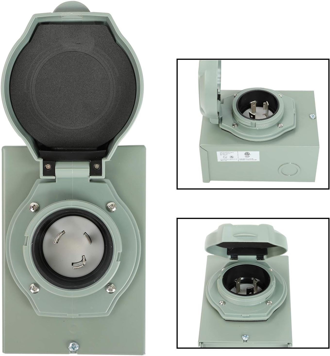 30A RV Power Inlet Box - NEMA L5-30 - Outdoor India | Ubuy