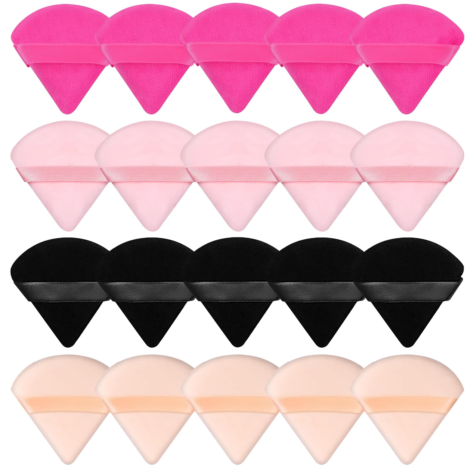 Amazon.com: 20pcs Powder Puffs for Face Powder Triangle Powder Puff for ...