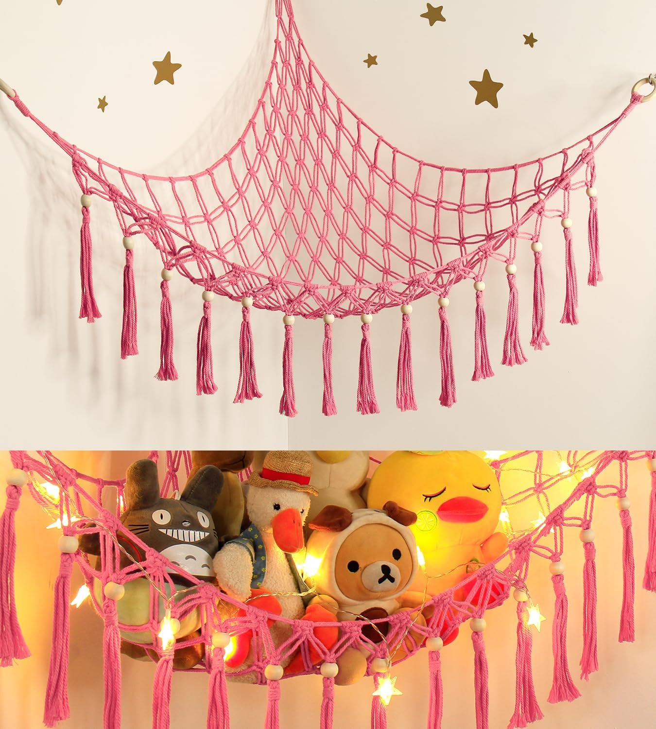 Amazon.com: Stuffed Animal Hammock, G-Helper 70 inch Jumbo Toy Hammock ...