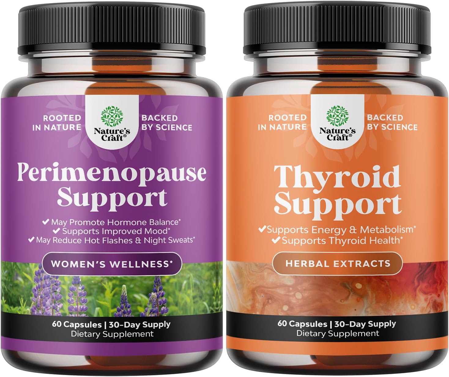 Amazon.com: Natures Craft Bundle of Perimenopause Supplement for Women -Multibenefit Menopause ...