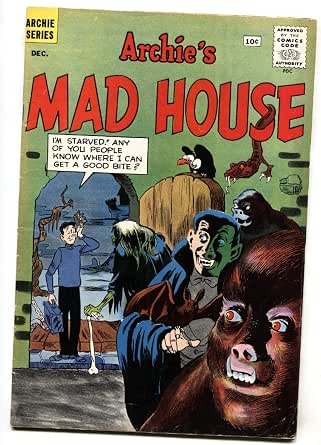 Amazon.com: ARCHIE'S MADHOUSE. #16 1961-MLJ ARCHIE-HORROR-JUGHEAD ...